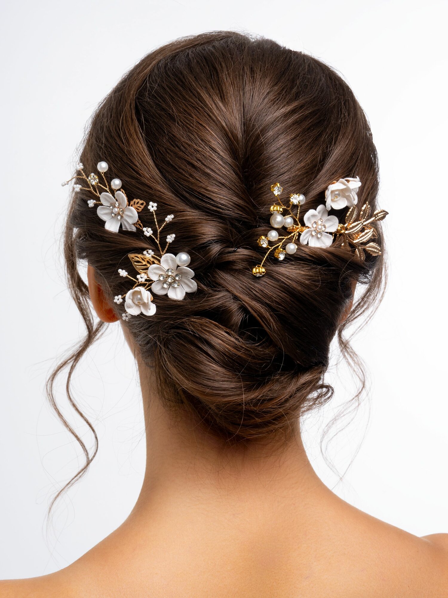 Гребень для волос и шпильки 2 шт, комплект заколок для волос, женская бижутерия