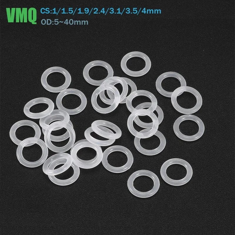 Силиконовые уплотнительные кольца 4-30мм OD 27mm (20pcs), CS 3.1mm