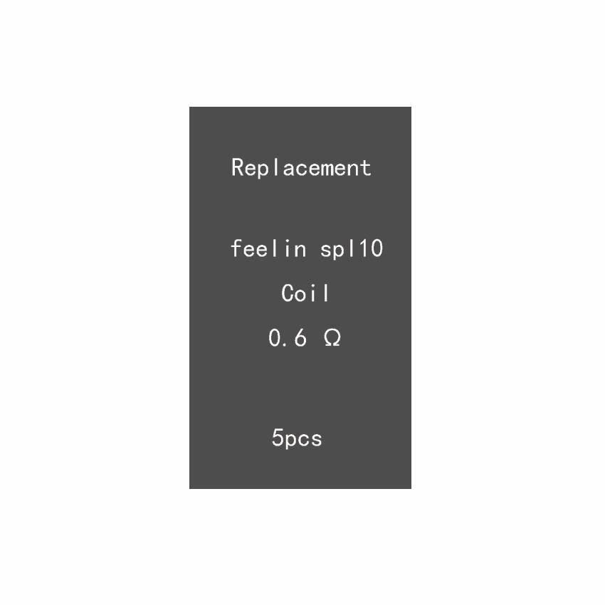 5Pcs Катушка Замените катушку fee-lin spl10 coil Series 0.6ohm Mesh Coil Пятизолотистый аксессуар для телефона