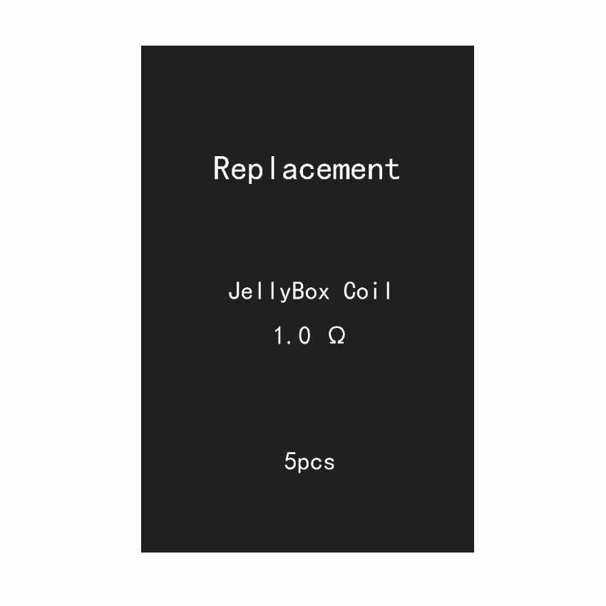 5Pcs Катушка Замените катушку JellyBox coil Series 1.0ohm Mesh Coil Пятизолотистый аксессуар для телефона