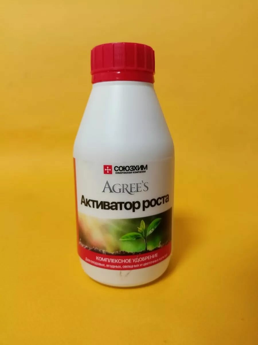 Удобрение органоминеральное Agree's Активатор Роста, жидкое, универсальное, 250мл