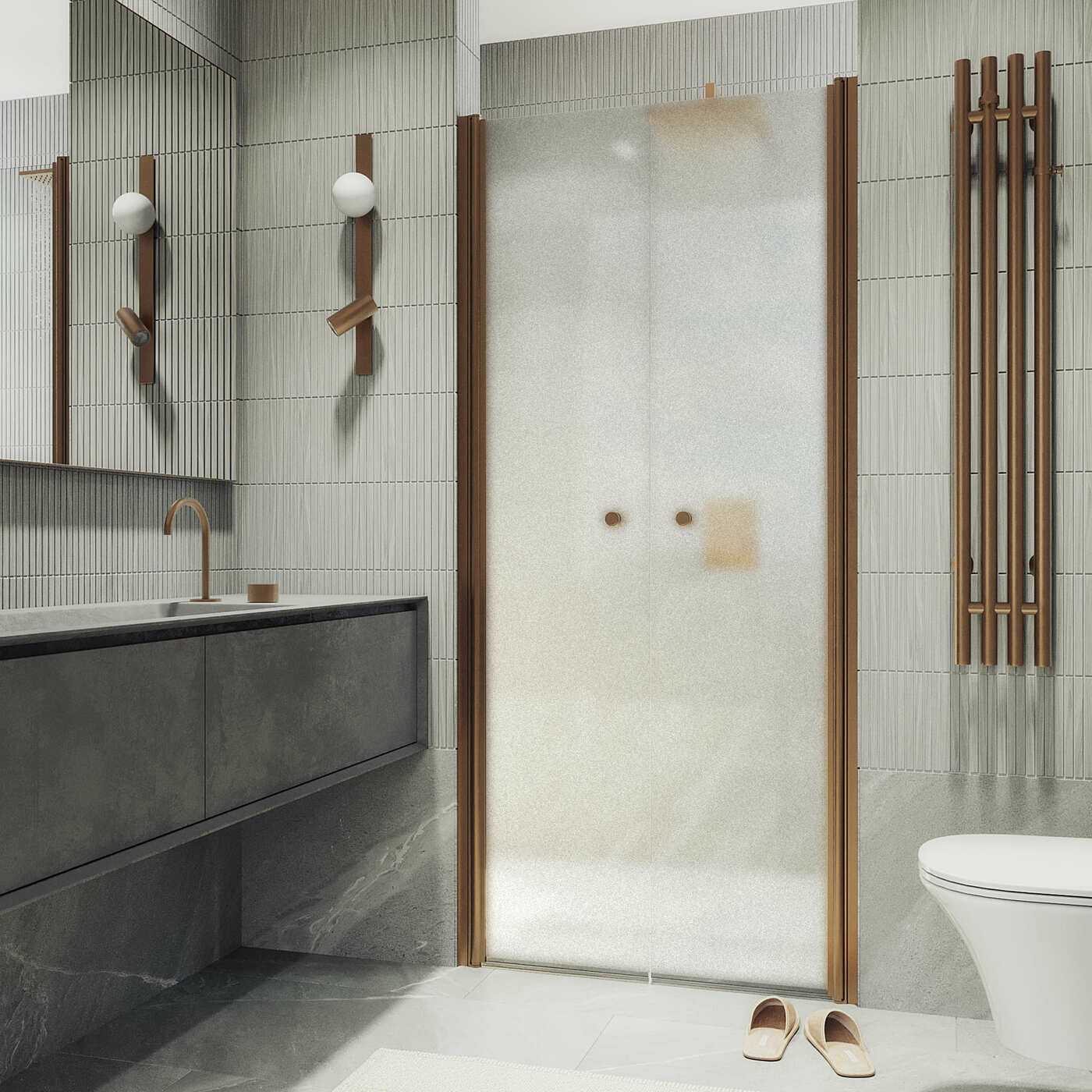 Душевая дверь MaybahGlass 198х80 MGD-435-2