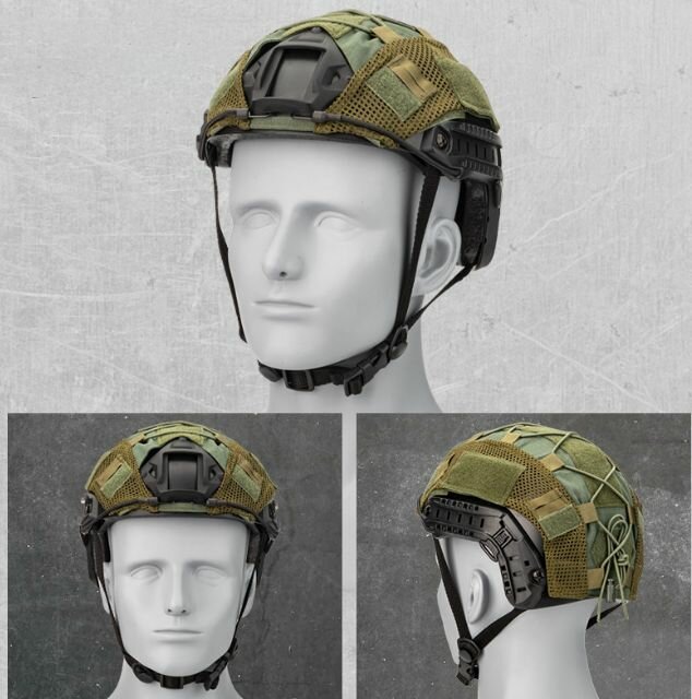 Нашлемник на шлем тактический. (Зелёный)