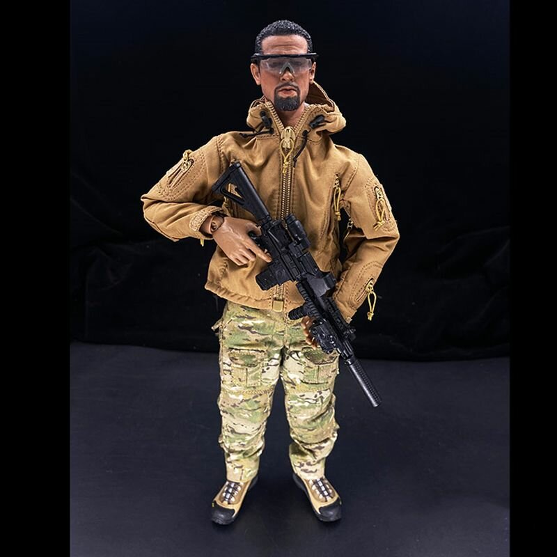 Миниатюрная модель пистолета-пулемета 1:6, черный пластик, легко собирается без клея аксессуар для 12-дюймовых фигурок и коллекционных кукол, подарок для коллекционеров и хобби