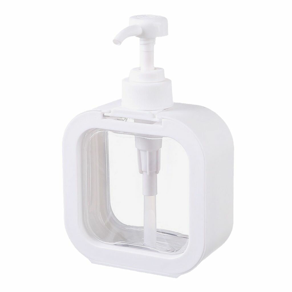 Диспенсер для мыла с помпой, Белый - 300ml