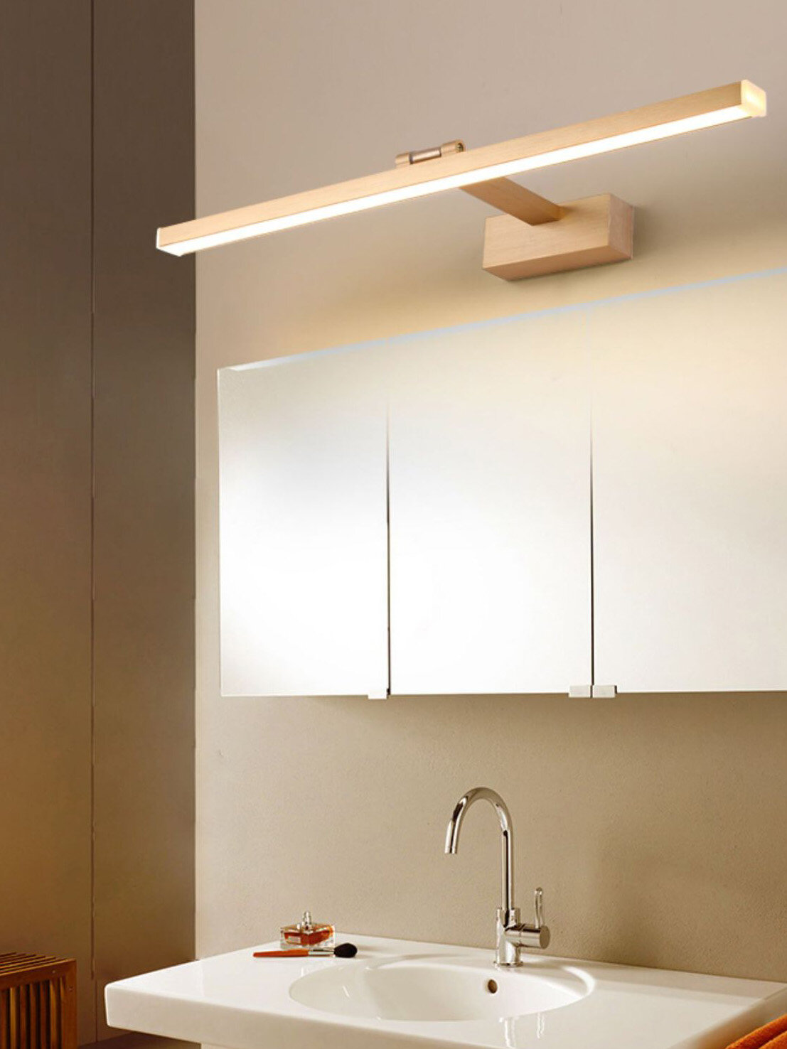 Светильник LJHI, светодиодный, телескопический, для подсветки зеркал