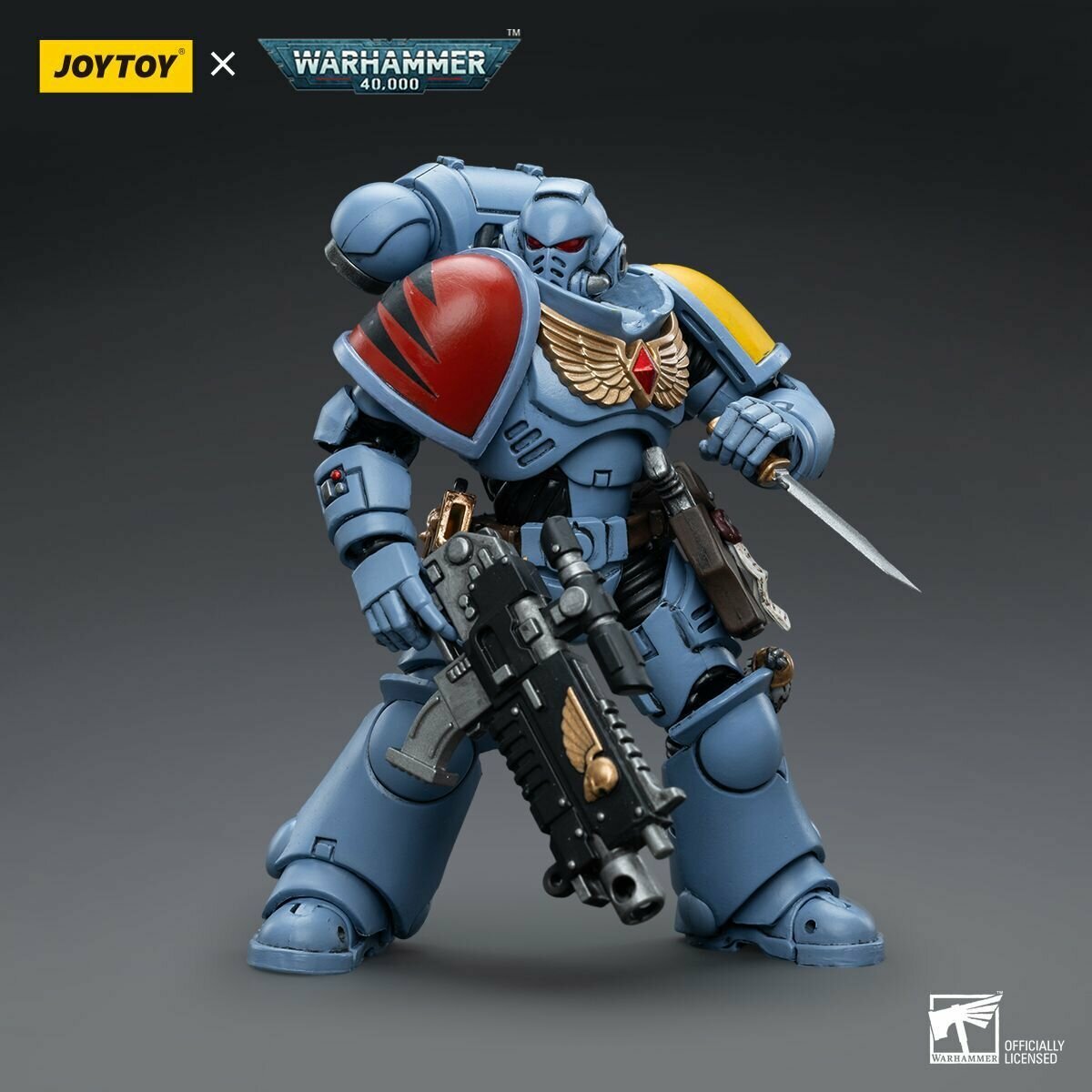 Подвижная фигурка 1/18 JOYTOY Warhammer 40K NEW Space Wolves Intercessors коллекция игрушек