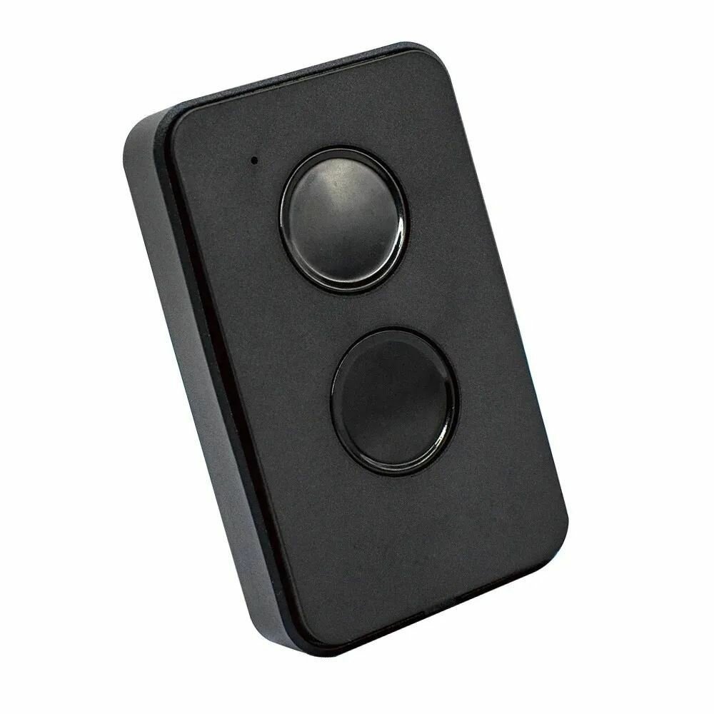 Мини-передатчик контроля доступа-брелок для дистанционного управления гаражом с 2 дверями частотой 433 МГц, подходит для ворот и заборов