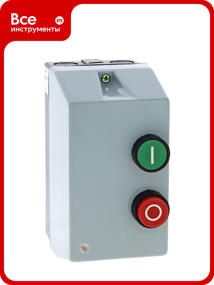 Пускатель EKF в корпусе IP65 КМЭ 9А 230В с РТЭ Ir-7-10А и индик. PROxima ctrp-r-9-230v-led