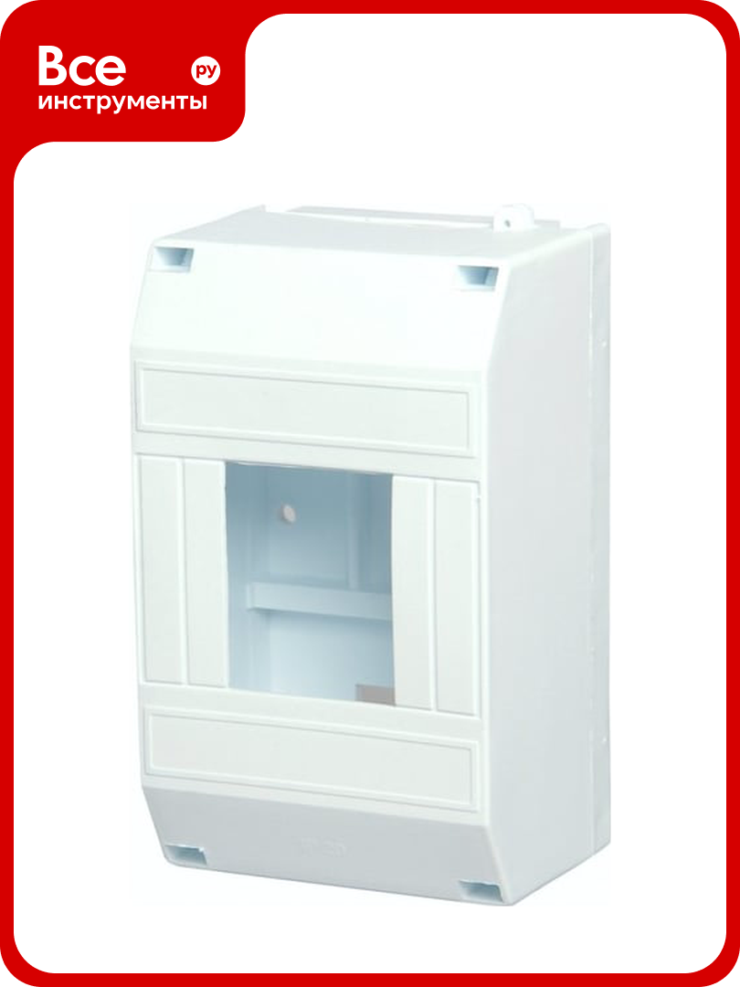 Бокс для автоматических выключателей урал ПАК на 2-4 модуля 75х124х57мм 84 шт IP 20. БВ-5119075-084 для монтажа модульной