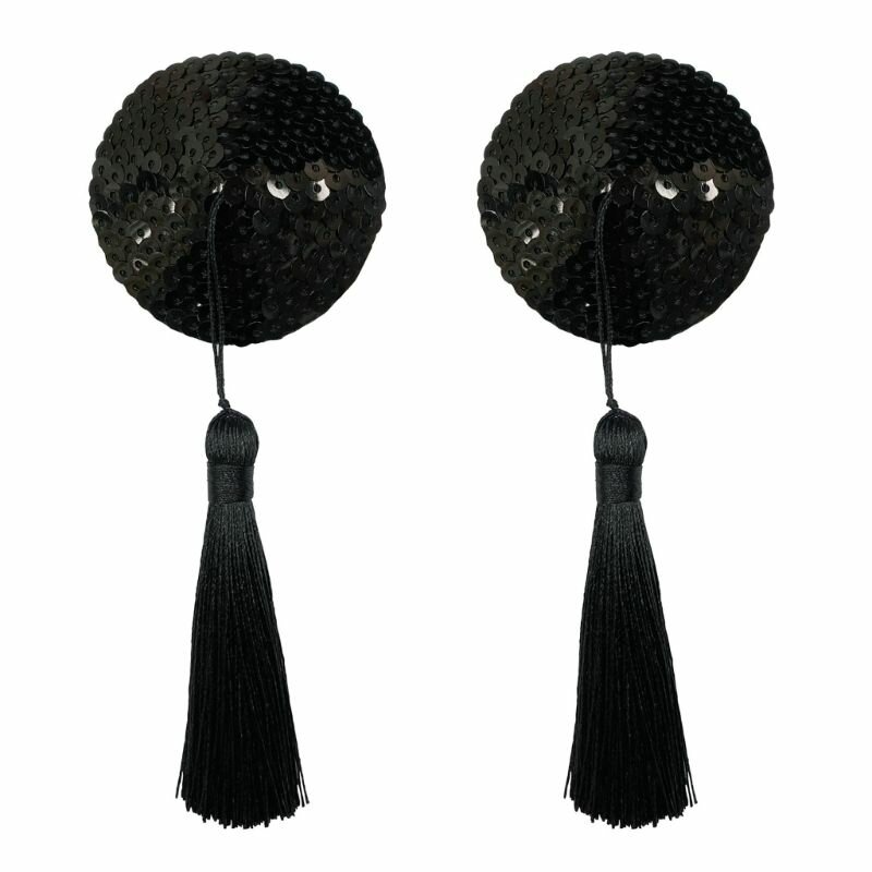 Клейкие накладки на грудь с пайетками