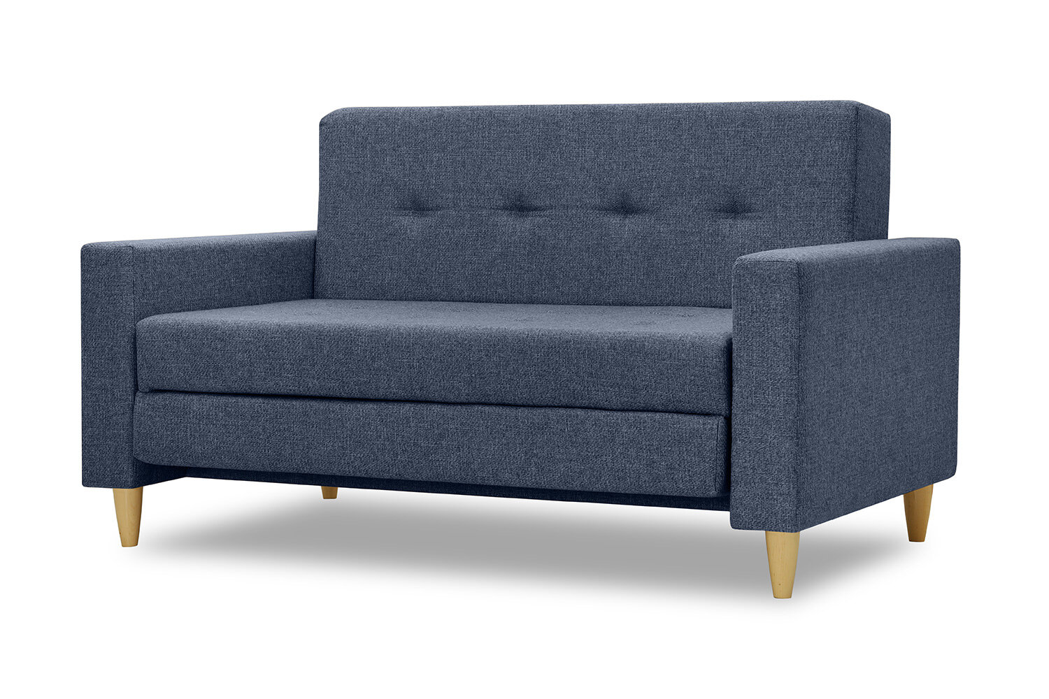 Диван-кровать Hoff Хаген 146х85х89 см, обивка рогожка, цвет синий