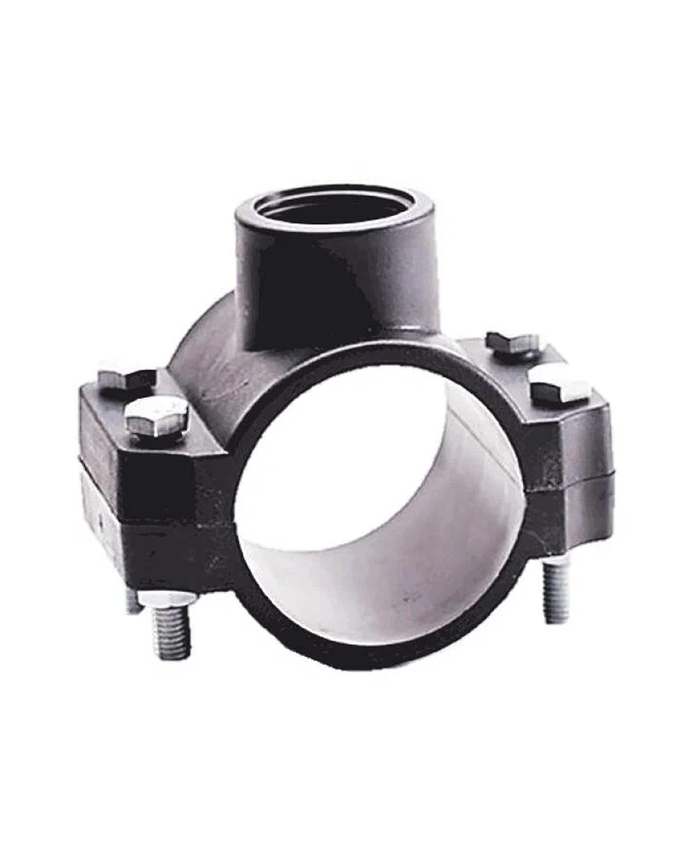 Седелка ПЭ Дн 63х1/2" ВР Ру16 с резьбовым выходом VALFEX 121001563012