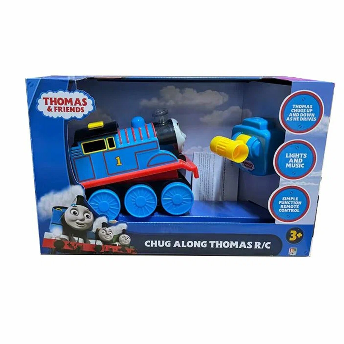 Toys State Thomas & Friends Chug Along Thomas R/C/ Детский игрушечный поезд Томас на беспроводном пульте дистанционного
