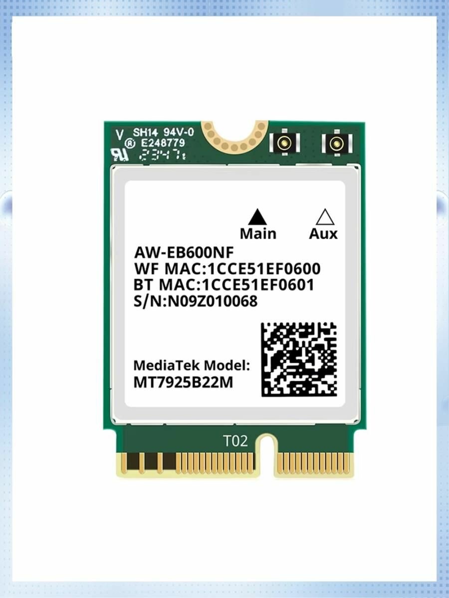 Сетевая карта MT7925 WiFi 7 2.4G 5Ghz 6GHz беспроводной сетевой адаптер