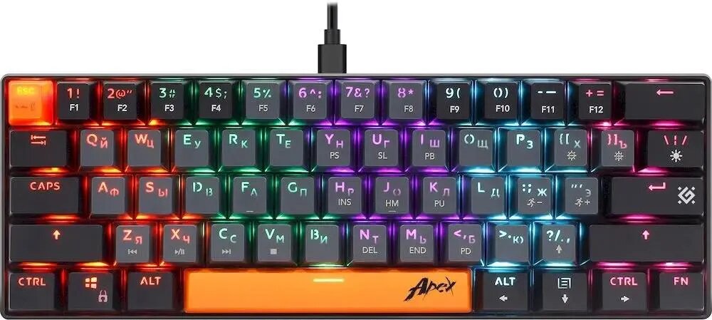 Клавиатура USB APEX GK-002 RU 45002 DEFENDER