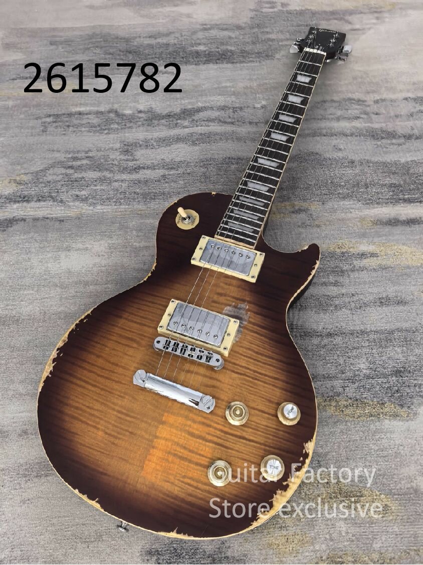 Gibso Les Paul 6струнная электрогитара корпус 39"Красное дерево