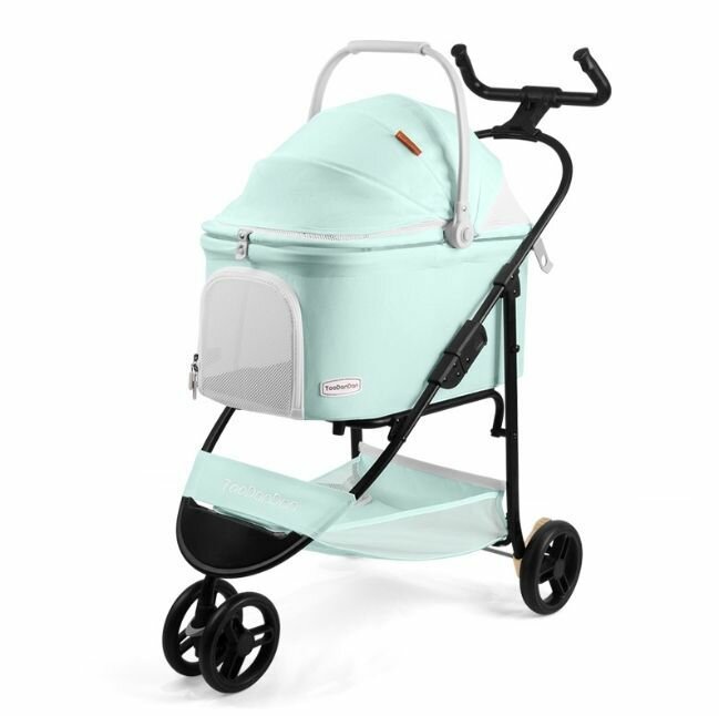 Санки-коляска прогулочная для собак и кошек, для средних и крупных пород (до 35 кг), складной