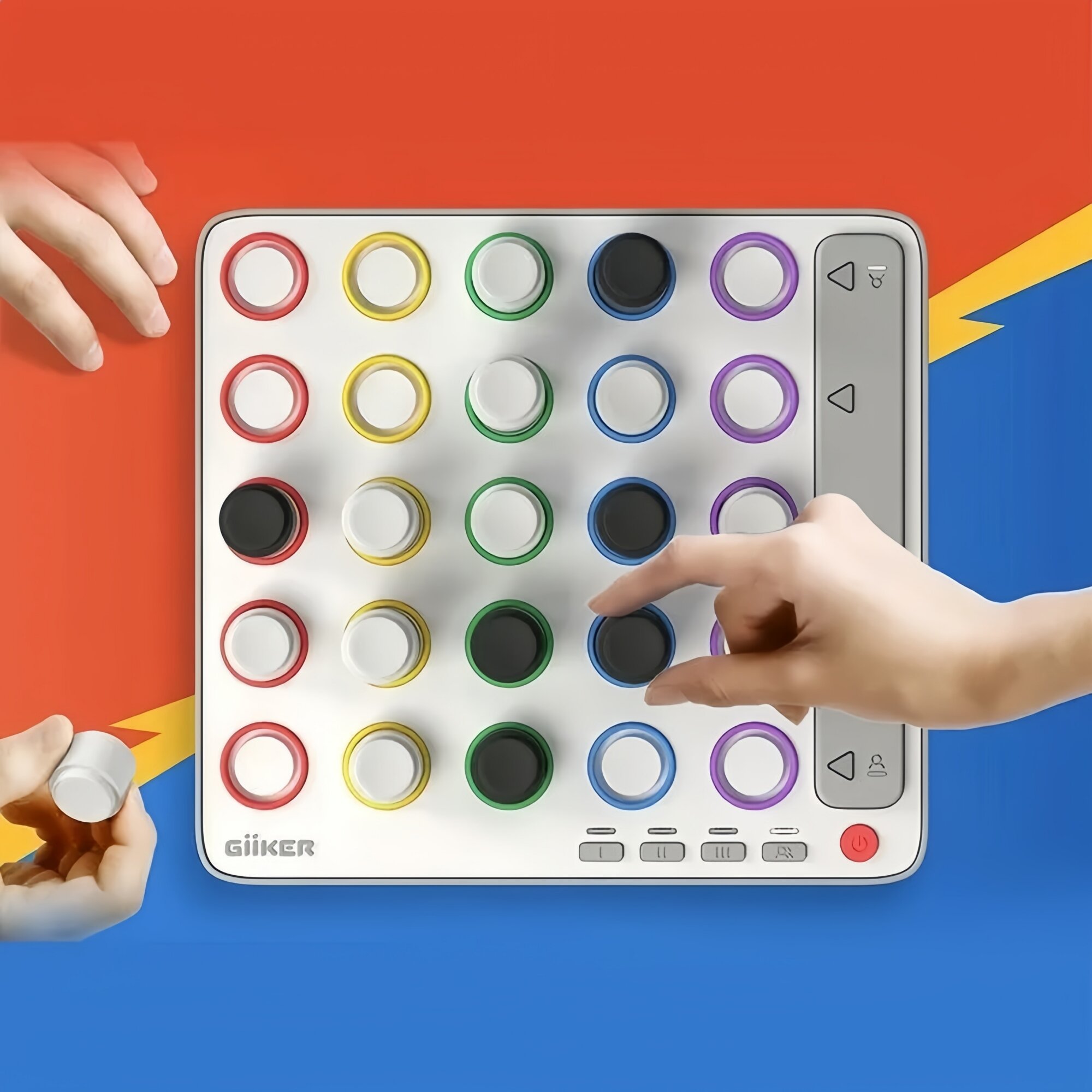 Игра настольная GIIKER "Четыре в ряд", 4 в 1, для детей от 3 лет