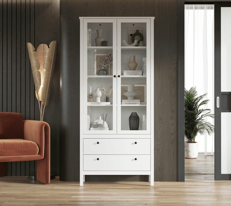 ЭВА витрина без подсветки REG2W2S, белый