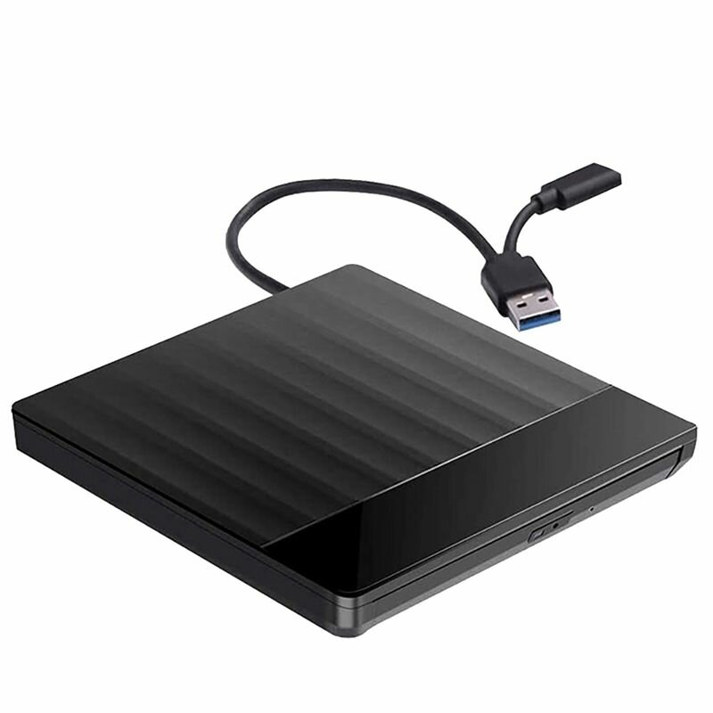 Портативный оптический привод DVD MyPads (USB Type-C+USB3.0)