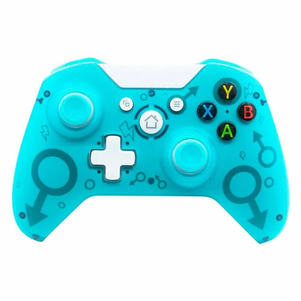 Беспроводной геймпад MyPads Controller N1 2.4G для Xbox One / Series X / S / Sony Playstation 3 PS3 / PC, бирюзовый