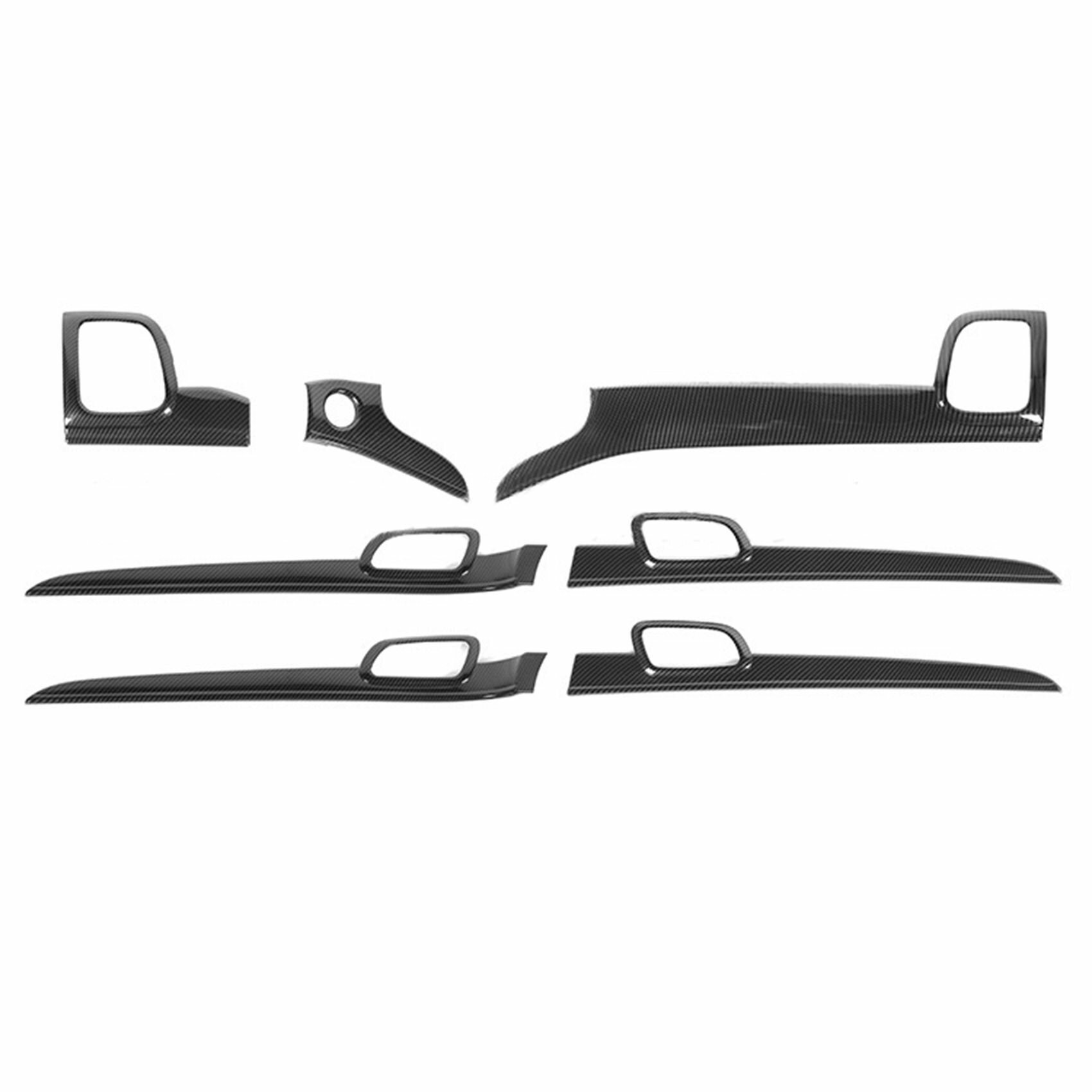 Панель центральной консоли из углеродного волокна MyPads для Jeep Grand Cherokee 11 21, 7 шт.