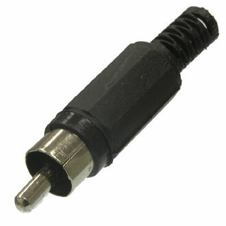 Разъём Тюльпан 7-0206 / RP-405 black