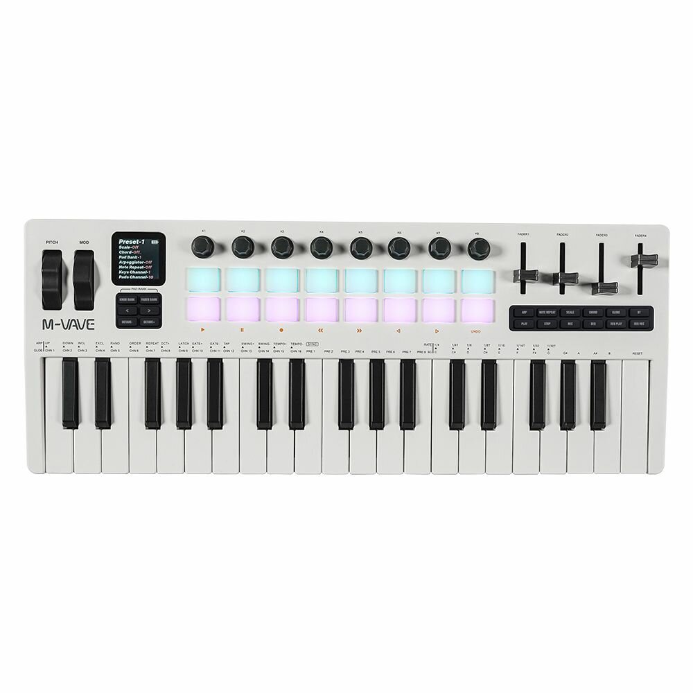 MIDI-клавиатура M-Vave SMK-37 PRO MIDI-клавиатура