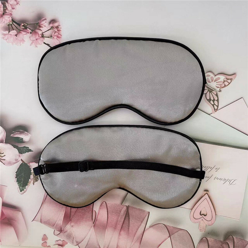 Детская шелковая маска, имитация шелка, для сна