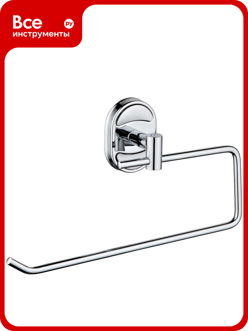 Держатель для бумажных полотенец РМС A1021 из нержавеющей стали, настенный, глянцевая поверхность, белый цвет