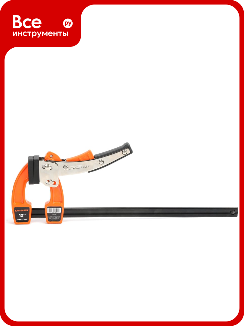 Реечный зажим Pony Jorgensen 300 мм 38012 для бережного крепления