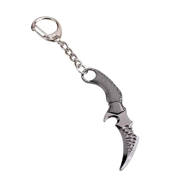 CSGO Valorant Karambit кулон бабочка брелок для мужчин CS GO M9 модель оружия металлический брелок для ключей фанаты коллекционные ювелирные изделия подарки