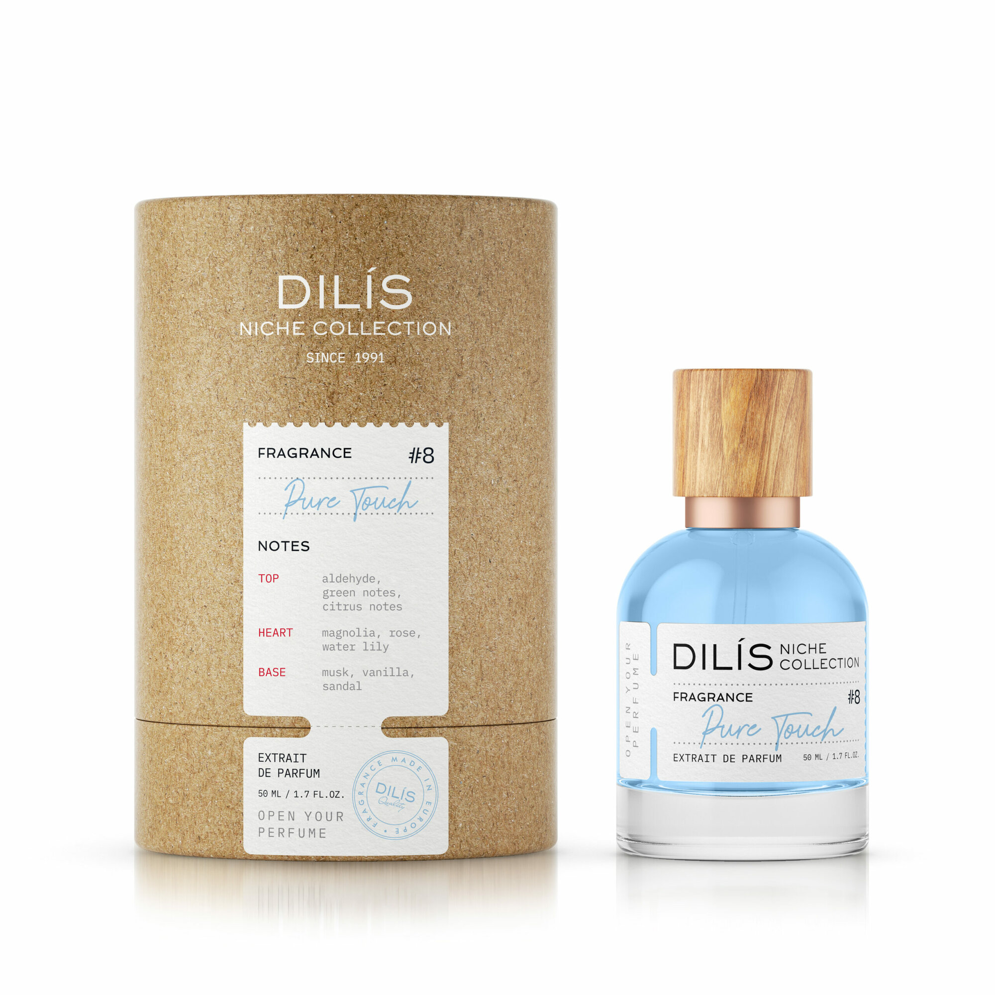 DILIS NICHE COLLECTION " Pure Touch " №8 Духи , флакон 50 мл