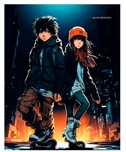Дневник 1-11 кл "Аниме. Скейт"