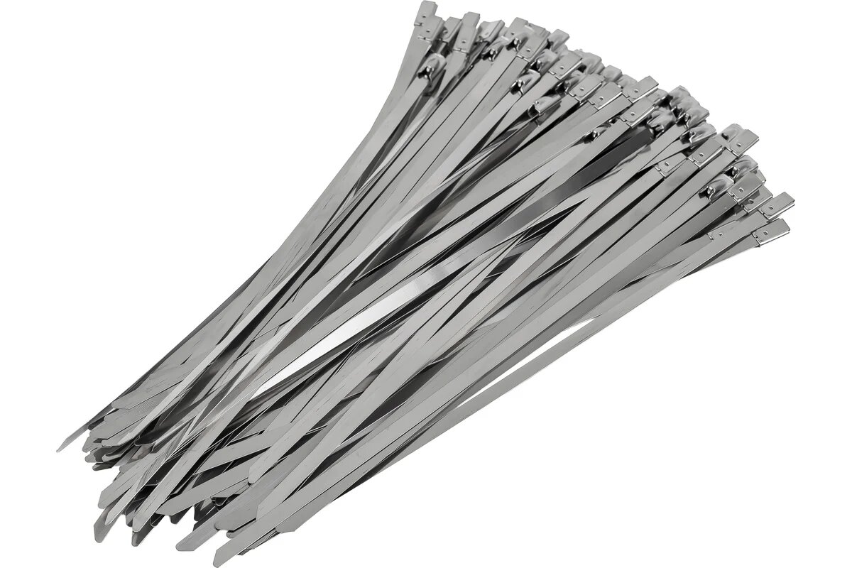 Gigant Стальные хомуты-стяжки нержавеющей стали 4,6×200 мм упак. 100 шт 123941