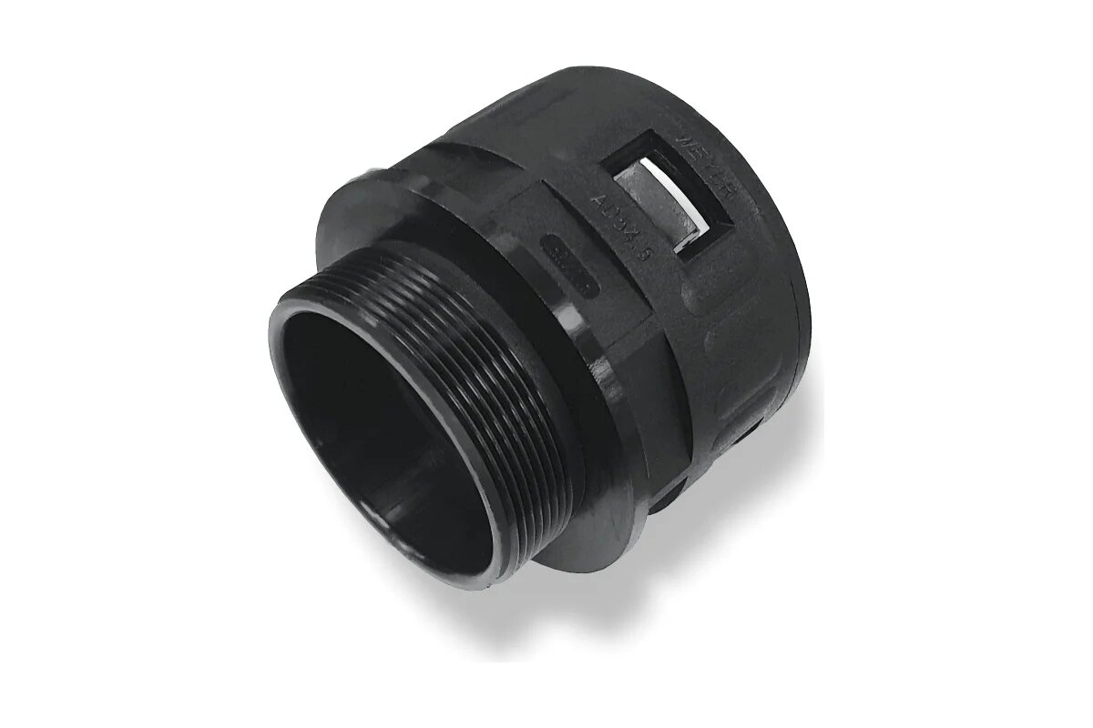 Weyer WQG-M50B/AD54.5 муфта для гофрированных труб коннектор прямой M50x1.5 WE0205800