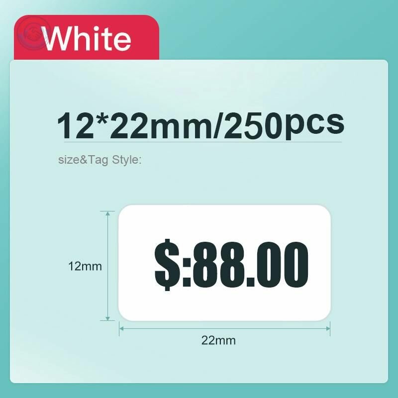 Термоэтикетки NIIMBOT D11 D110 D101 H1S для термопринтера водонепроницаемые, четкие, без чернил, с чипом для печати