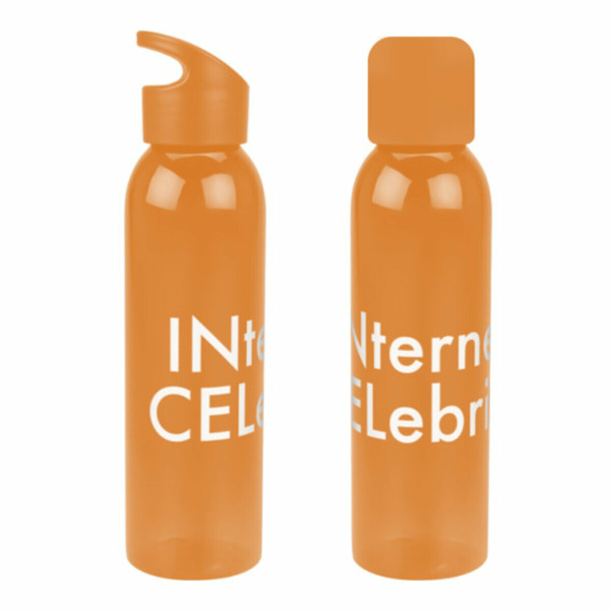 Бутылка для воды «Internet celebrity инцел incel» (оранжевый)