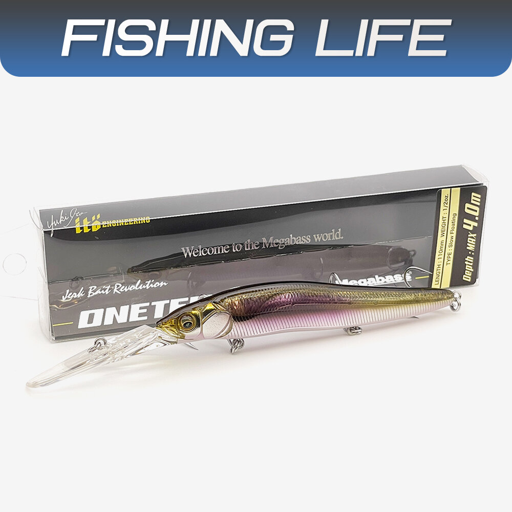 Воблер Megabass ONETEN R+3 (110мм, 14гр, slow floating) - ITO WAKASAGI