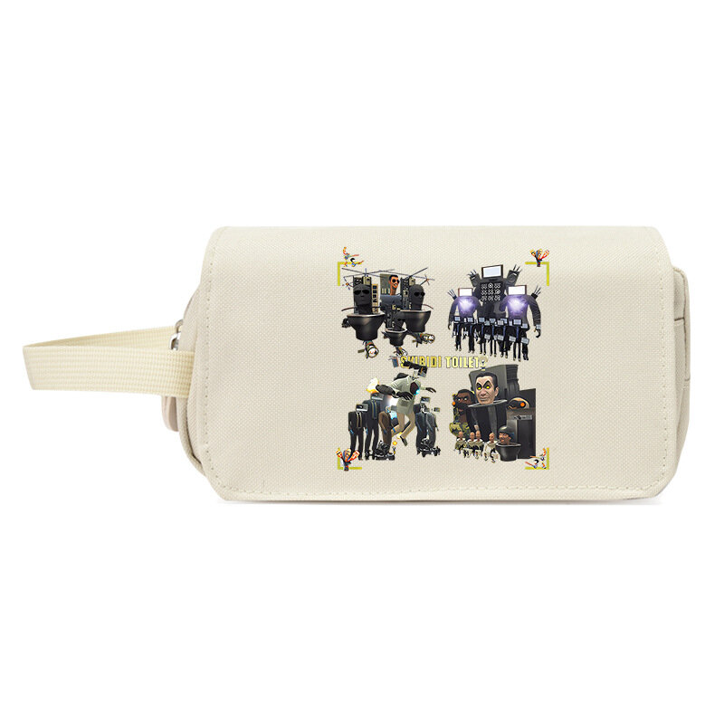 Пенал Skibidi, большая вместимость, белый