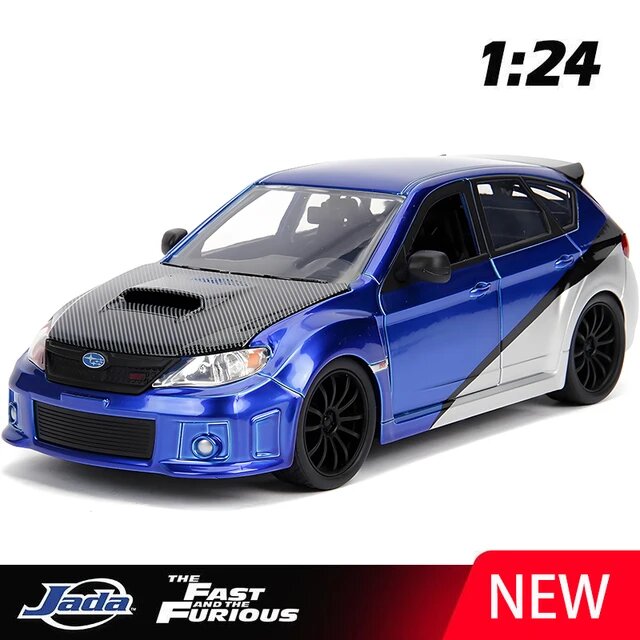 1:24 Subaru Impreza WRX STI литые игрушечные машинки и модели автомобилей, миниатюрные масштабные модели автомобилей, игрушки для детей