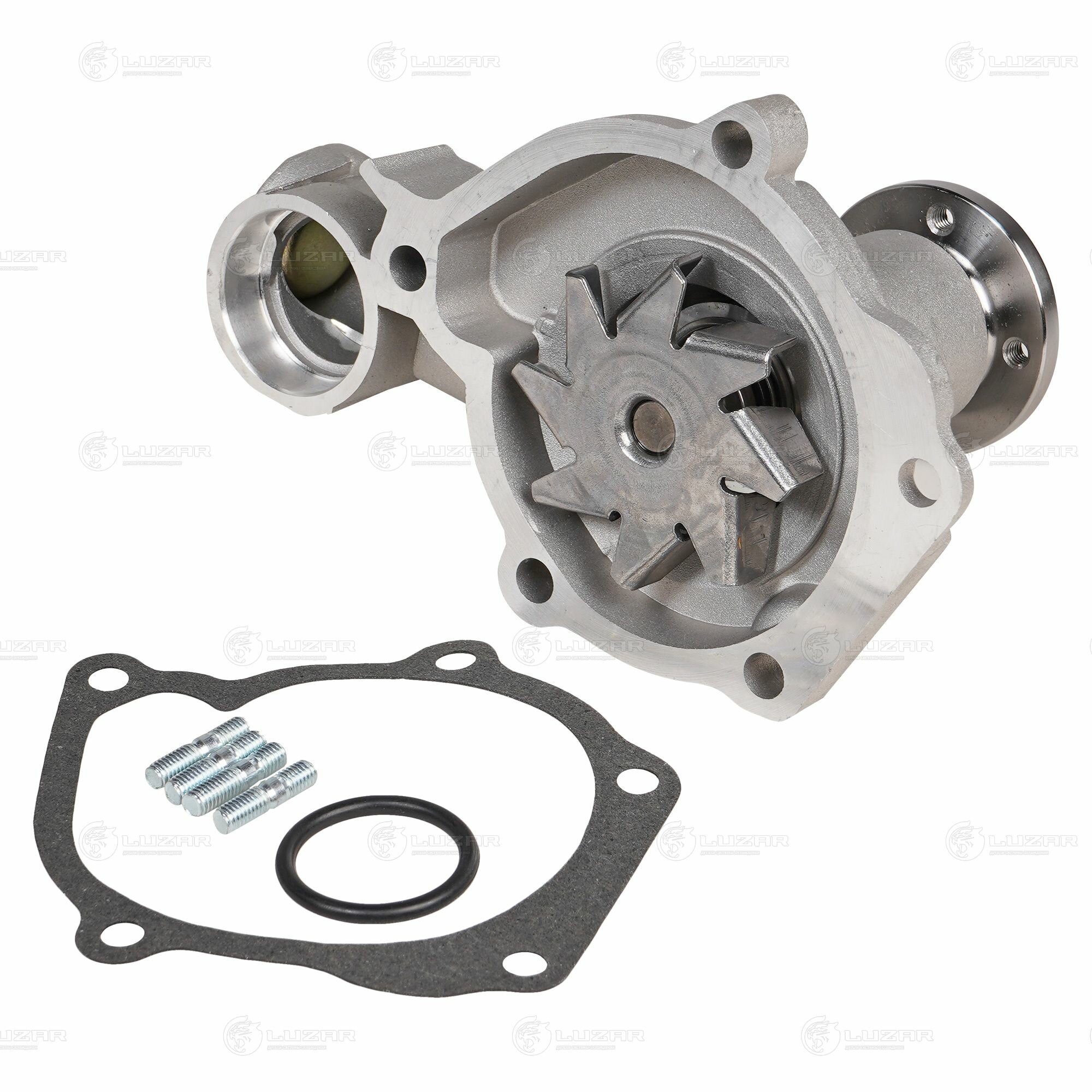 Насос водяной для Great Wall Hover, Hover H3, H5; JAC Refine, S5; Mitsubishi Delica, L200, Pajero; Luzar LWP 3004