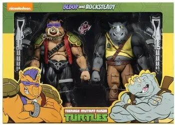 Фигурка Бибоп и Рокстеди TMNT Bebop and Rocksteady