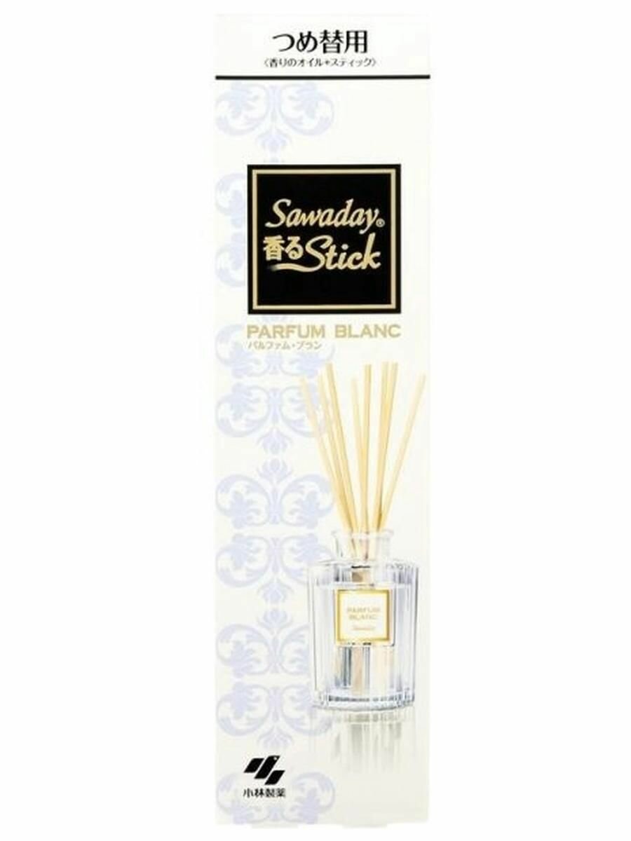 Запасной блок для аромадиффузора Sawaday Fragrant Stick, Parfum Blanc, 70 мл, Япония