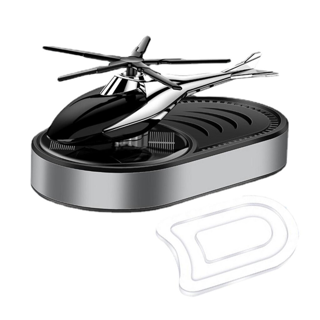 Украшение интерьера автомобиля с ароматерапией на солнечном вертолете-серебристый