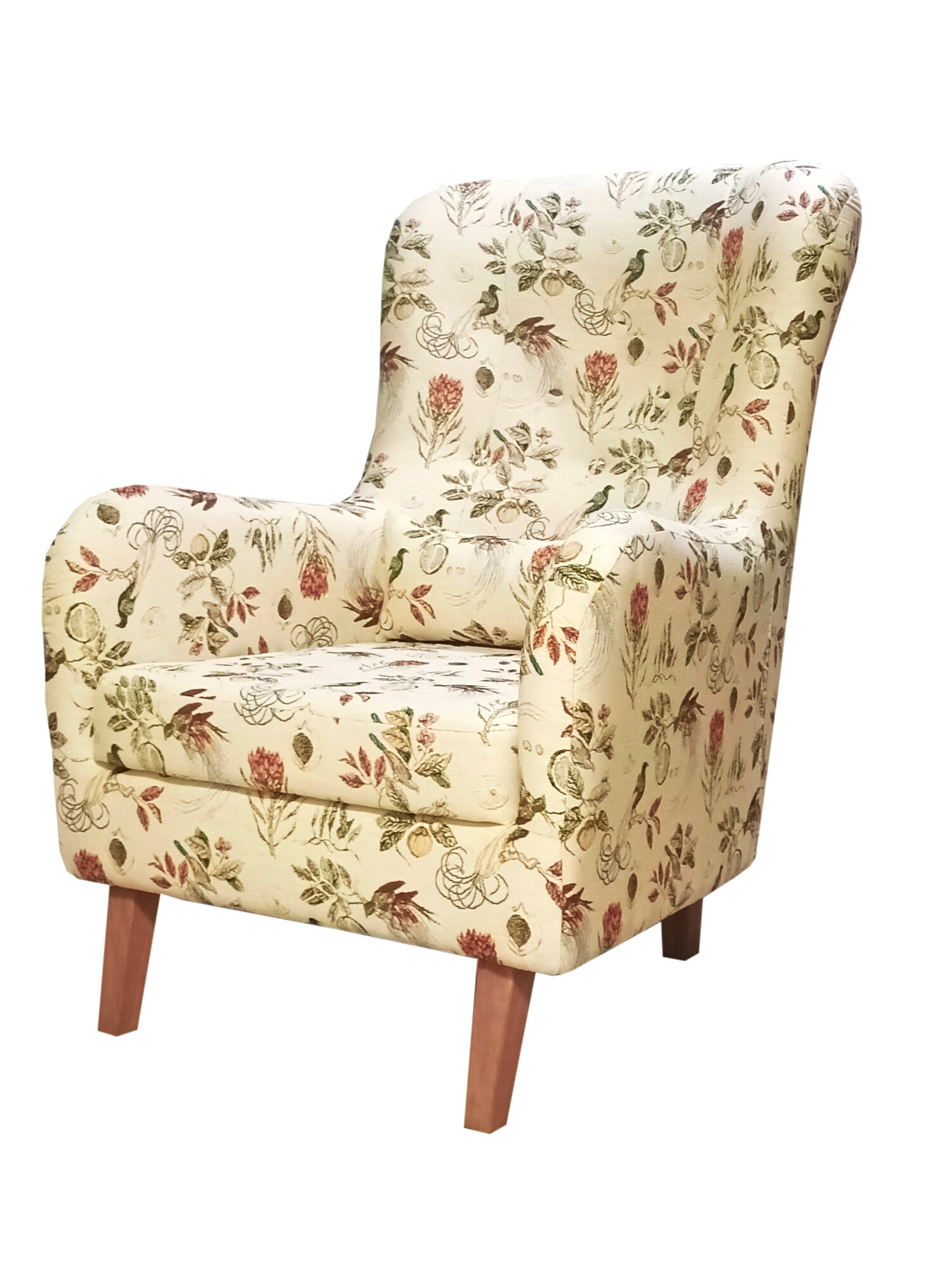 Кресло Ля Нэж Нео Кантри "Монпелье", гобеленовая обивка, деревянное основание, мягкое изголовье, цвет бежевый