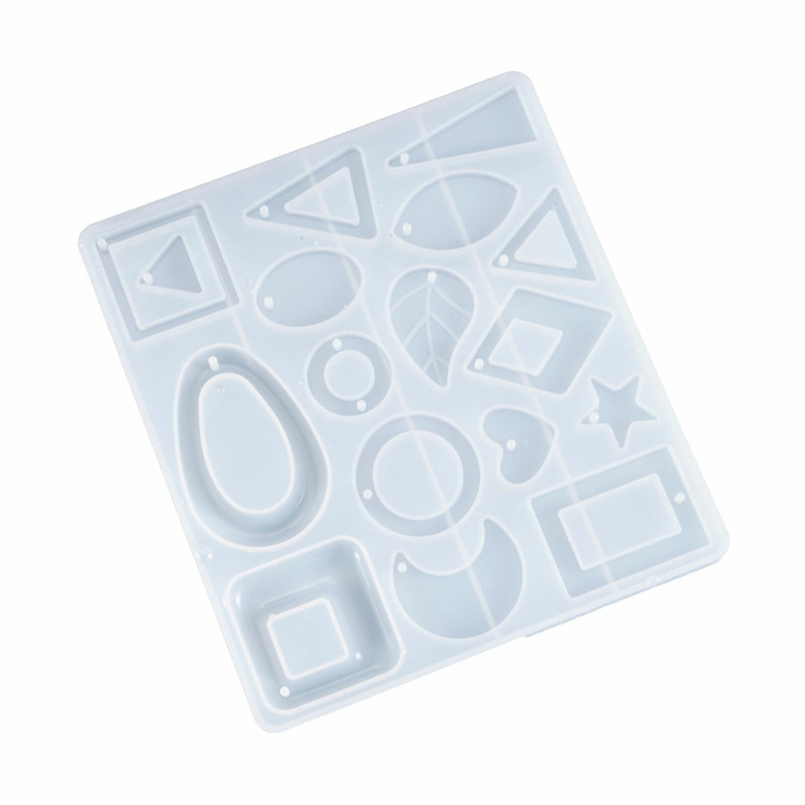 DIY брелок для ключей, серьги, подвески, силиконовая форма, кристаллическая форма для эпоксидной смолы