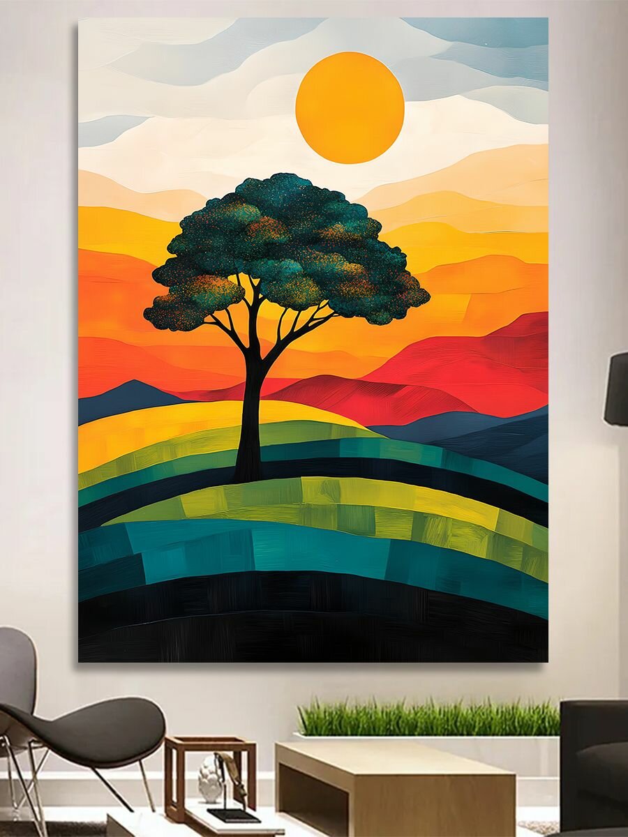 Пейзаж / природа, интерьерная картина / на холсте, 30х40 см.