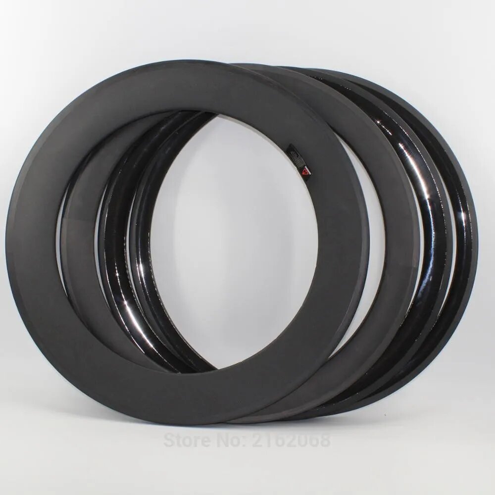 Карбоновые колесные ободья 700C 38/50/60/88 мм для шоссейного велосипеда 50 мм, 25mm, with brake surface, 24 holes